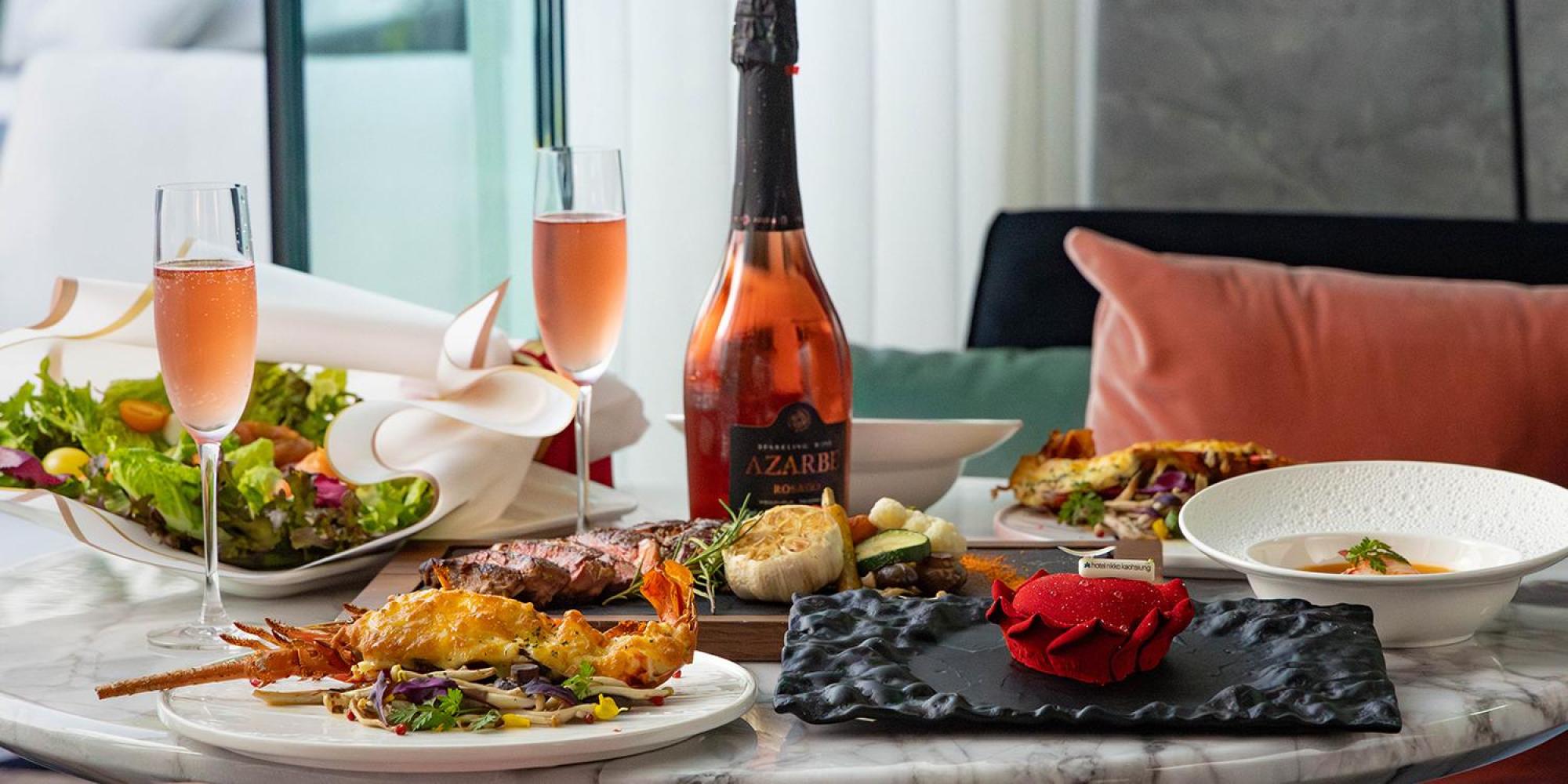 情人節海陸饗宴｜RB22天空酒吧-高雄日航酒店